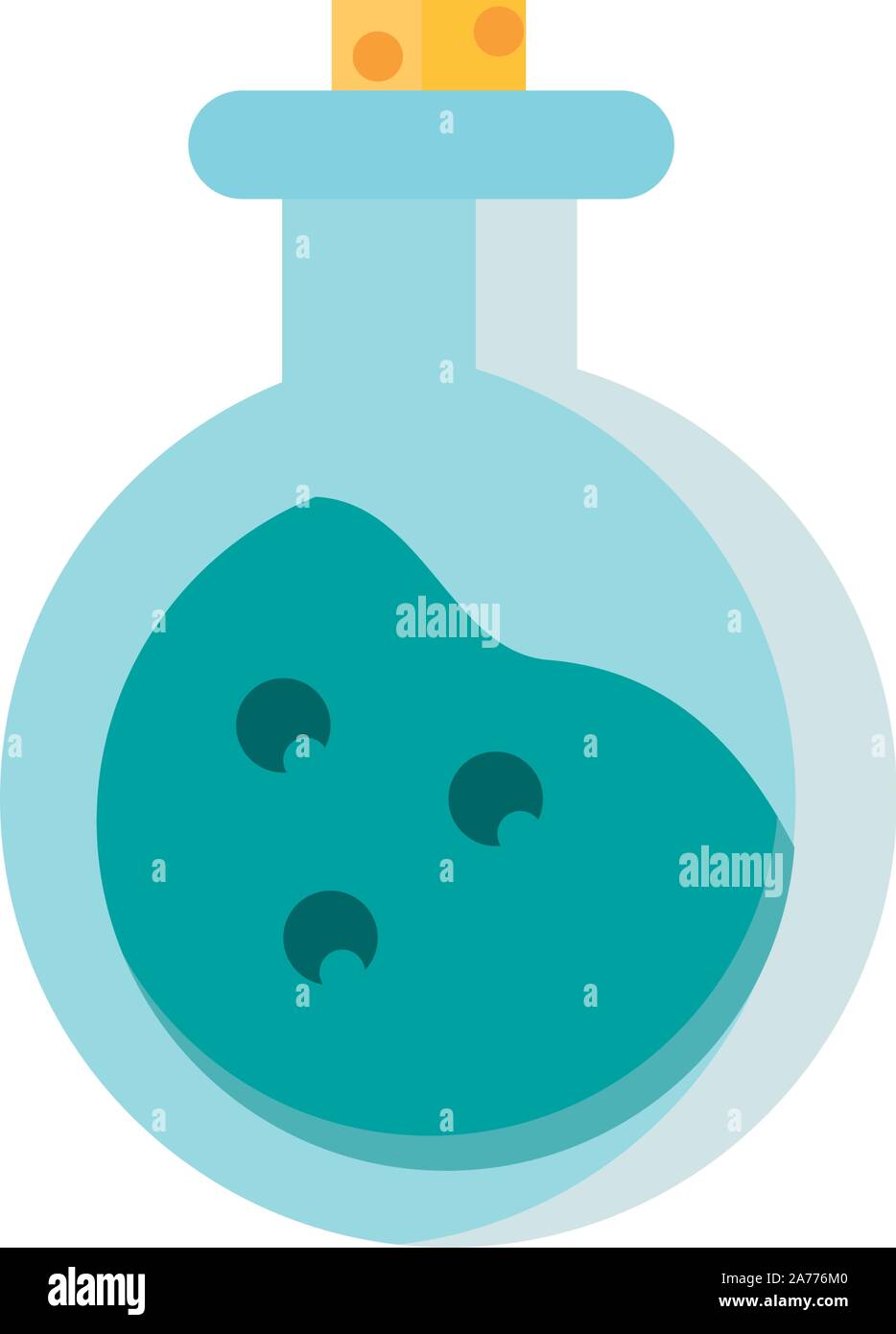 science test tube school and education icon vector illustration Stock ...