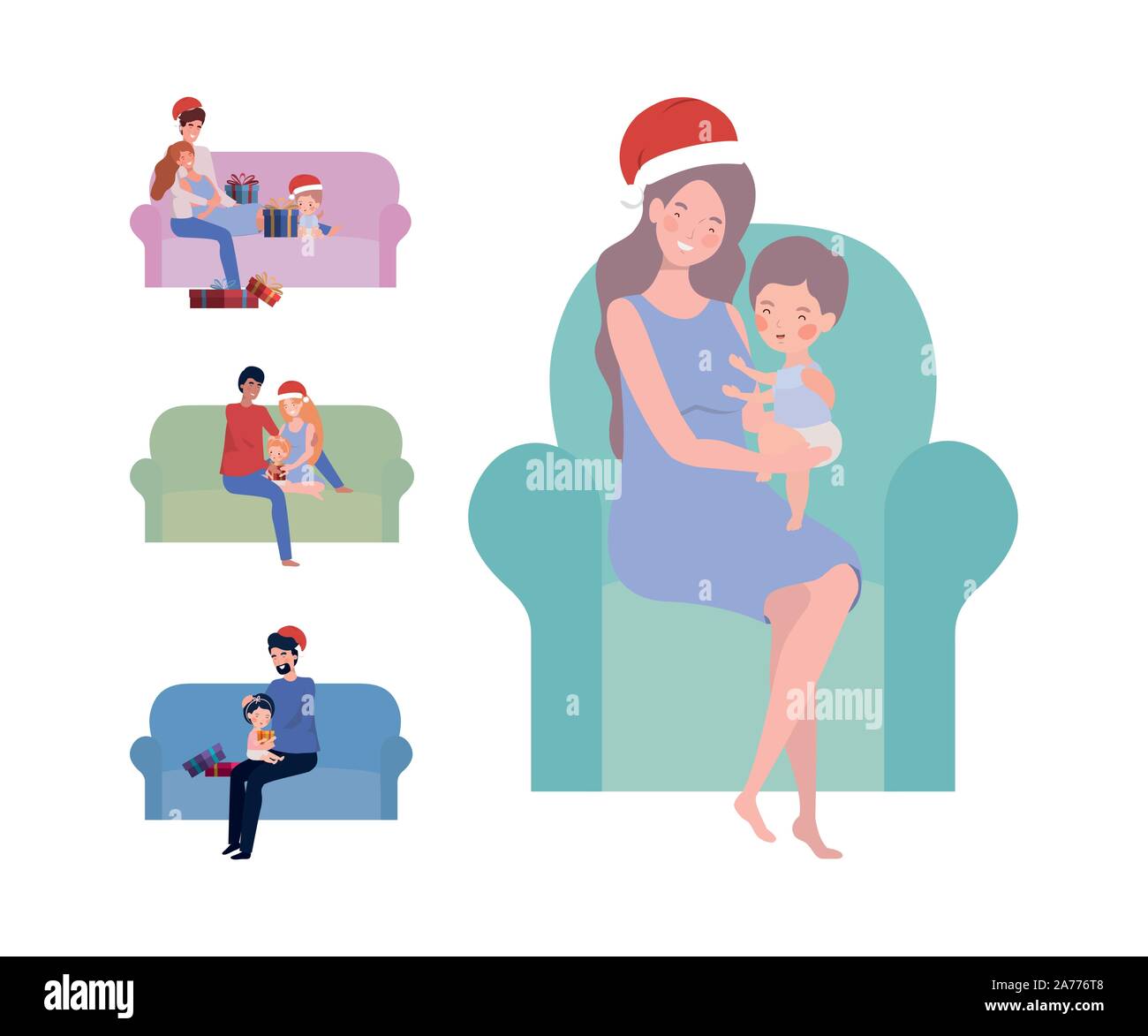 Family Members Cut Out Stock Images & Pictures - Alamy