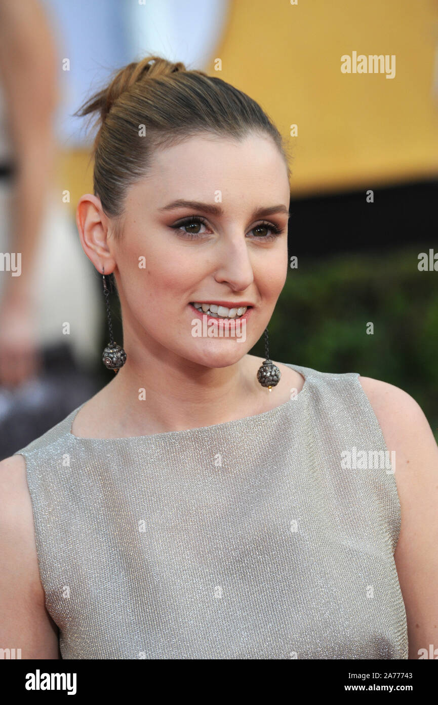 LOS ANGELES, CA - JANUARY 18, 2014: Laura Carmichael at the 20th Annual ...