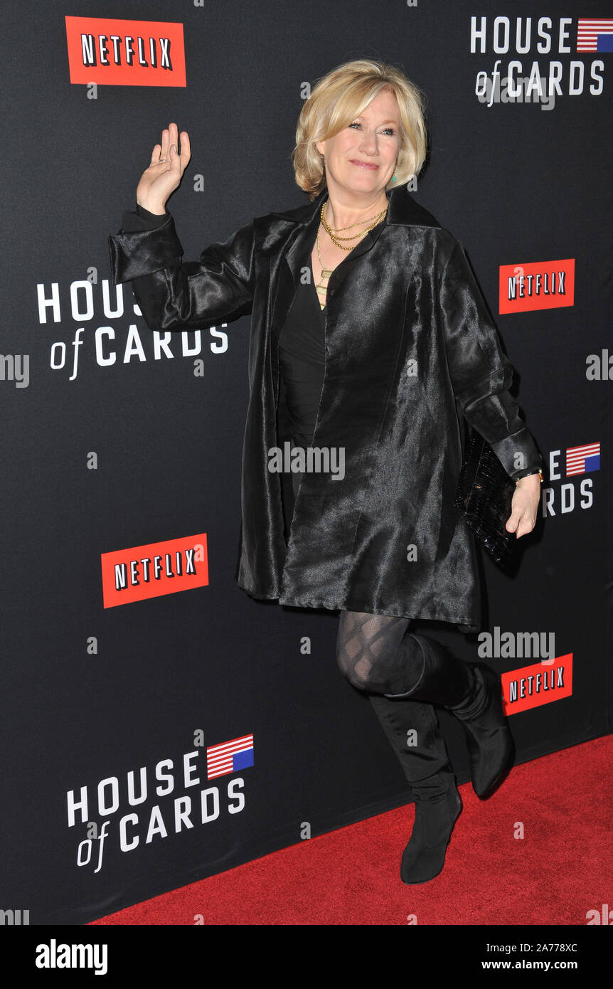 LOS ANGELES, CA - FEBRUARY 13, 2014: Jayne Atkinson at the season two ...