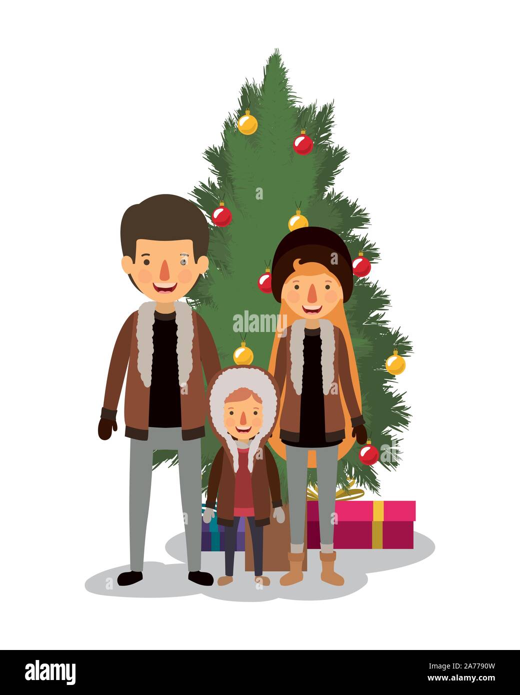 Family Members Cut Out Stock Images & Pictures - Alamy