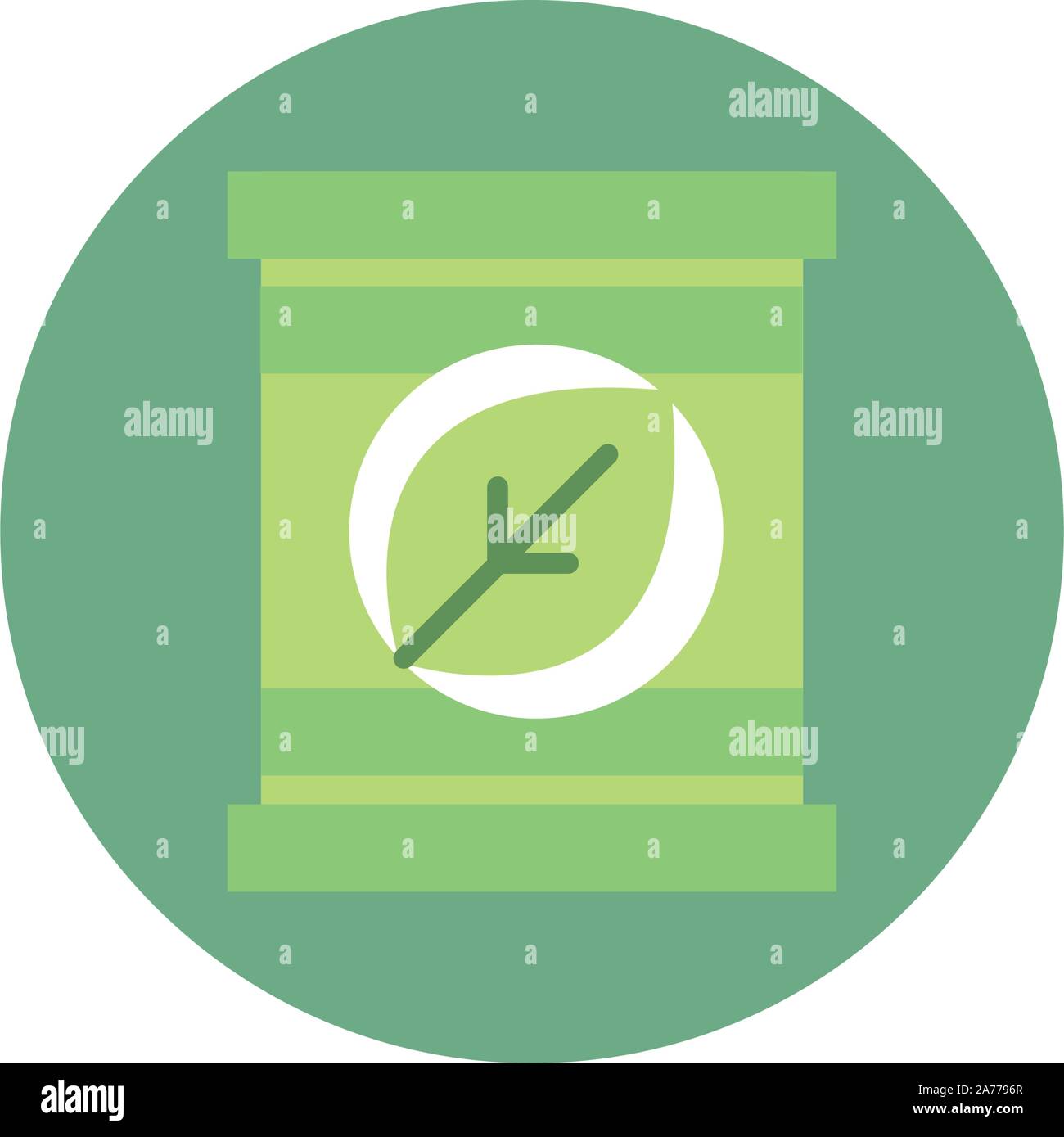 package leaf environment green energy block icon vector illustration ...