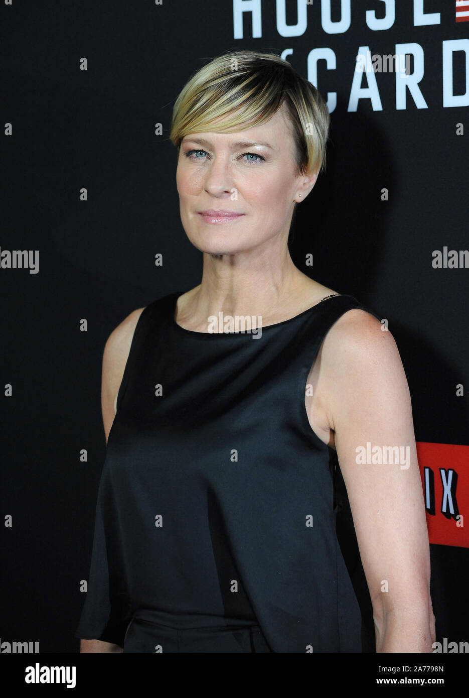 LOS ANGELES, CA - FEBRUARY 13, 2014: Robin Wright at the season two ...
