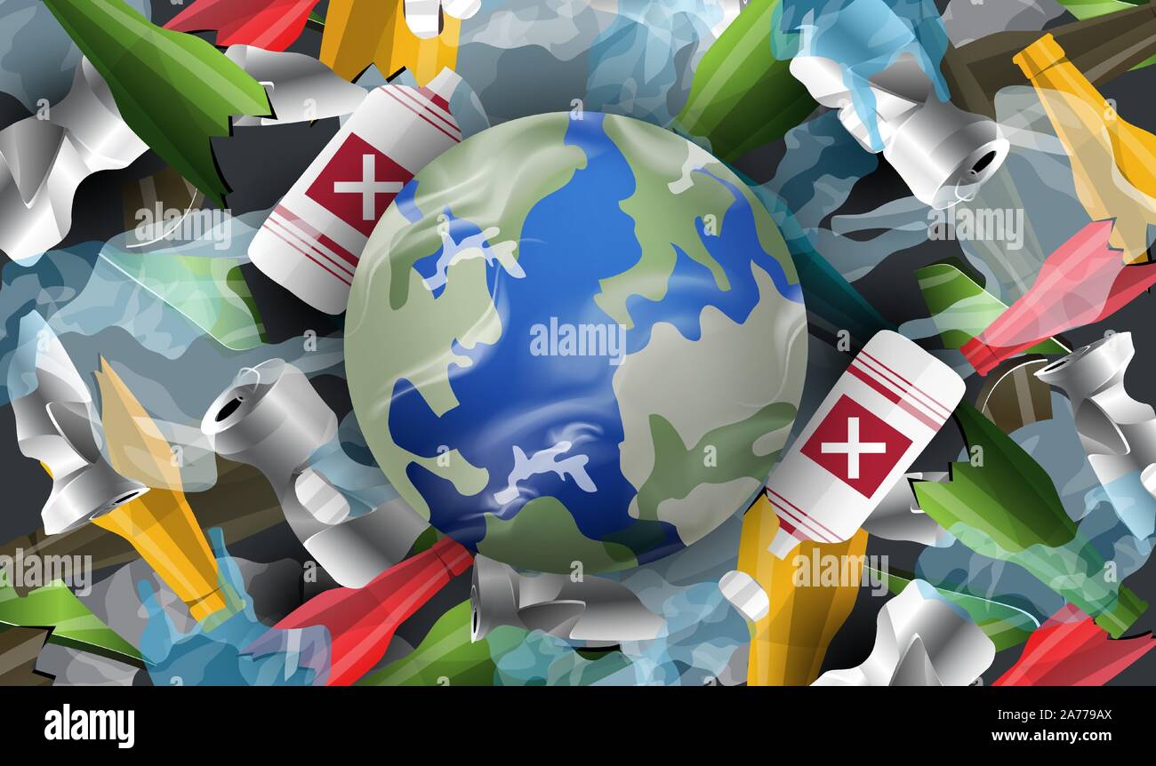 World environment illustration plastic hi-res stock photography and ...