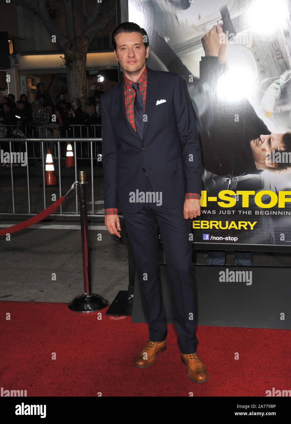 LOS ANGELES, CA - FEBRUARY 24, 2014: Jason Butler Harner at the world ...