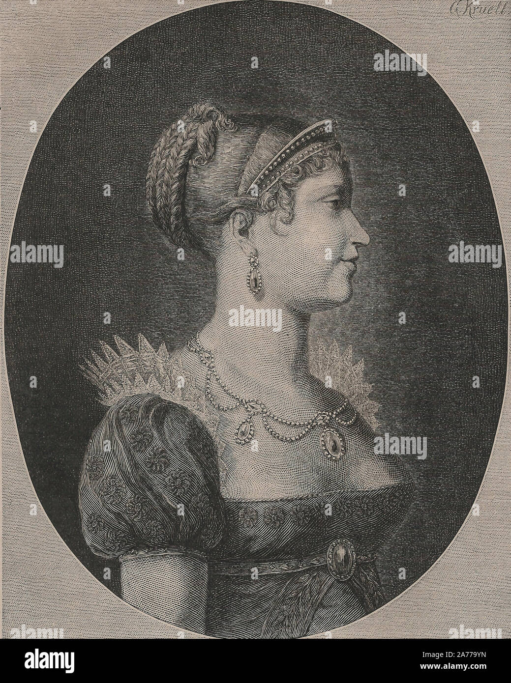 Empress Maria Louisa, second wife of Napoleon I Stock Photo - Alamy