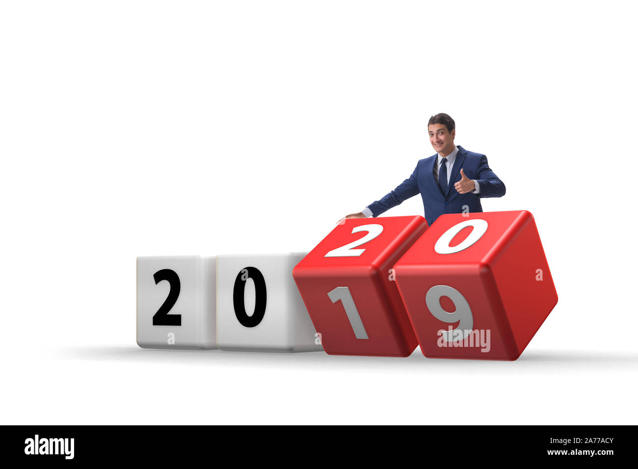 The concept of changing year from 2019 to 2020 Stock Photo - Alamy