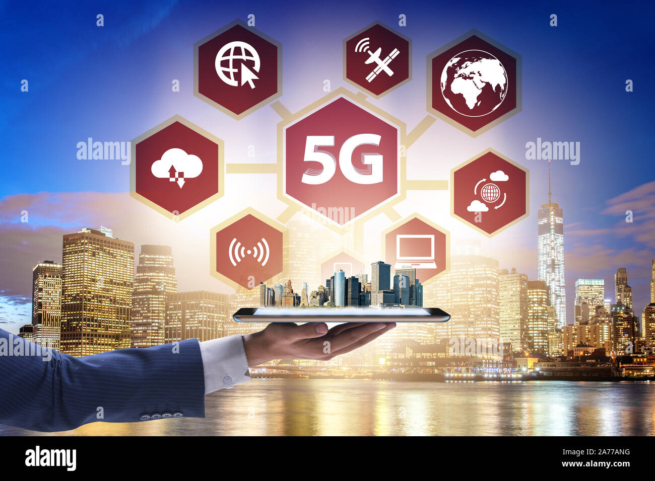 5G technology concept - high internet speed Stock Photo - Alamy