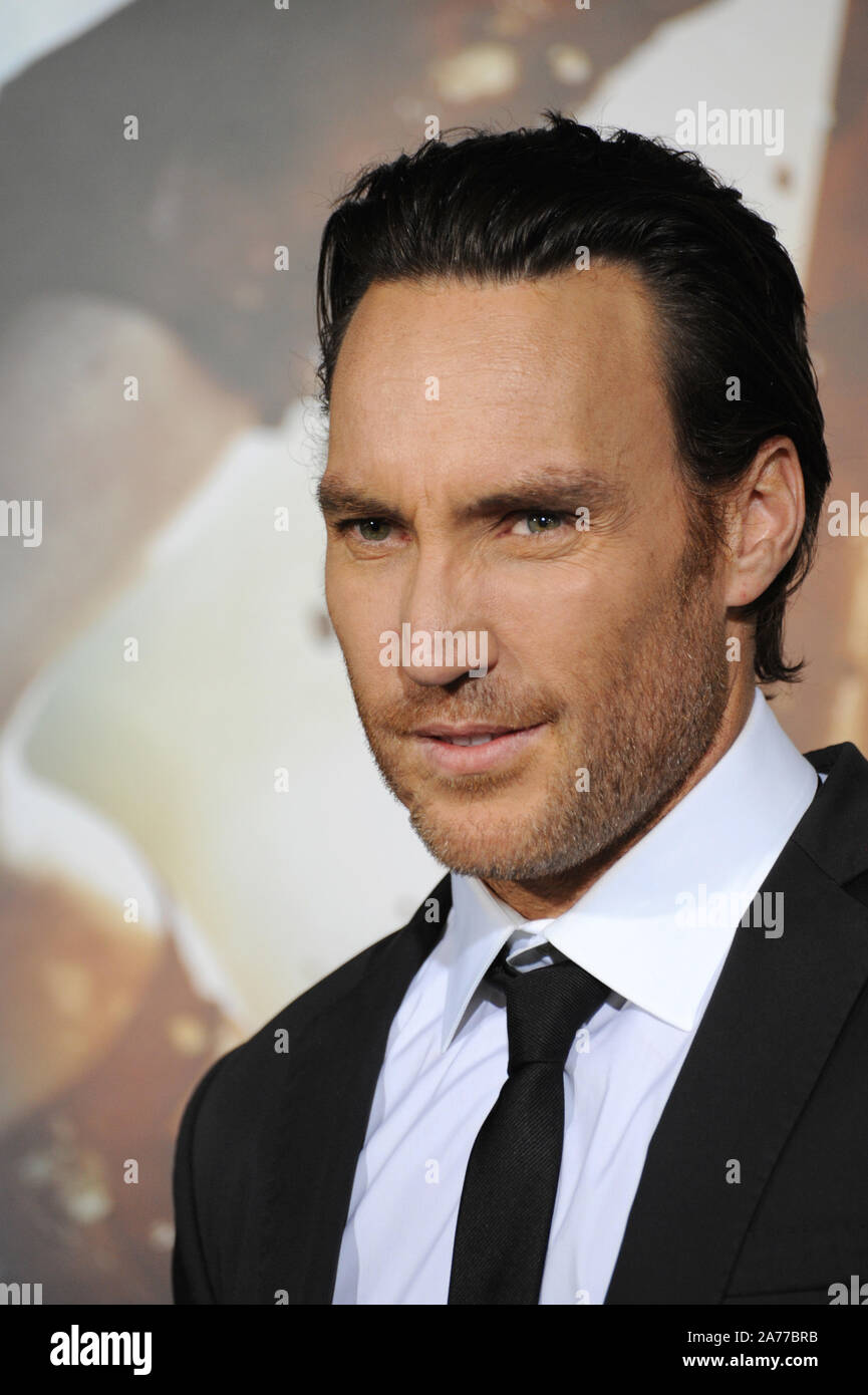 LOS ANGELES, CA - MARCH 4, 2014: Callan Mulvey at the premiere of his ...