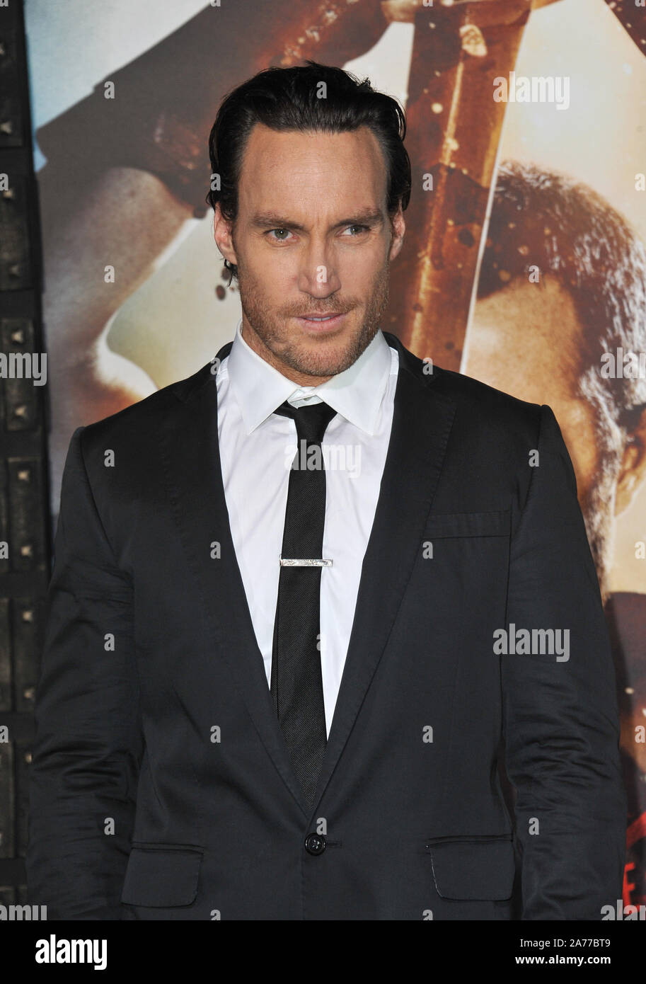 LOS ANGELES, CA - MARCH 4, 2014: Callan Mulvey at the premiere of his ...