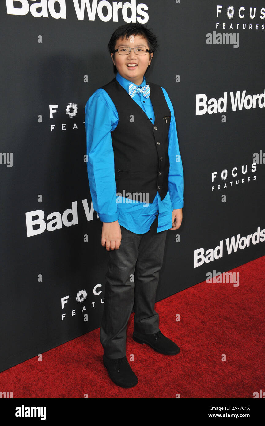 LOS ANGELES, CA - MARCH 5, 2014: Matthew Zhang at the Los Angeles ...