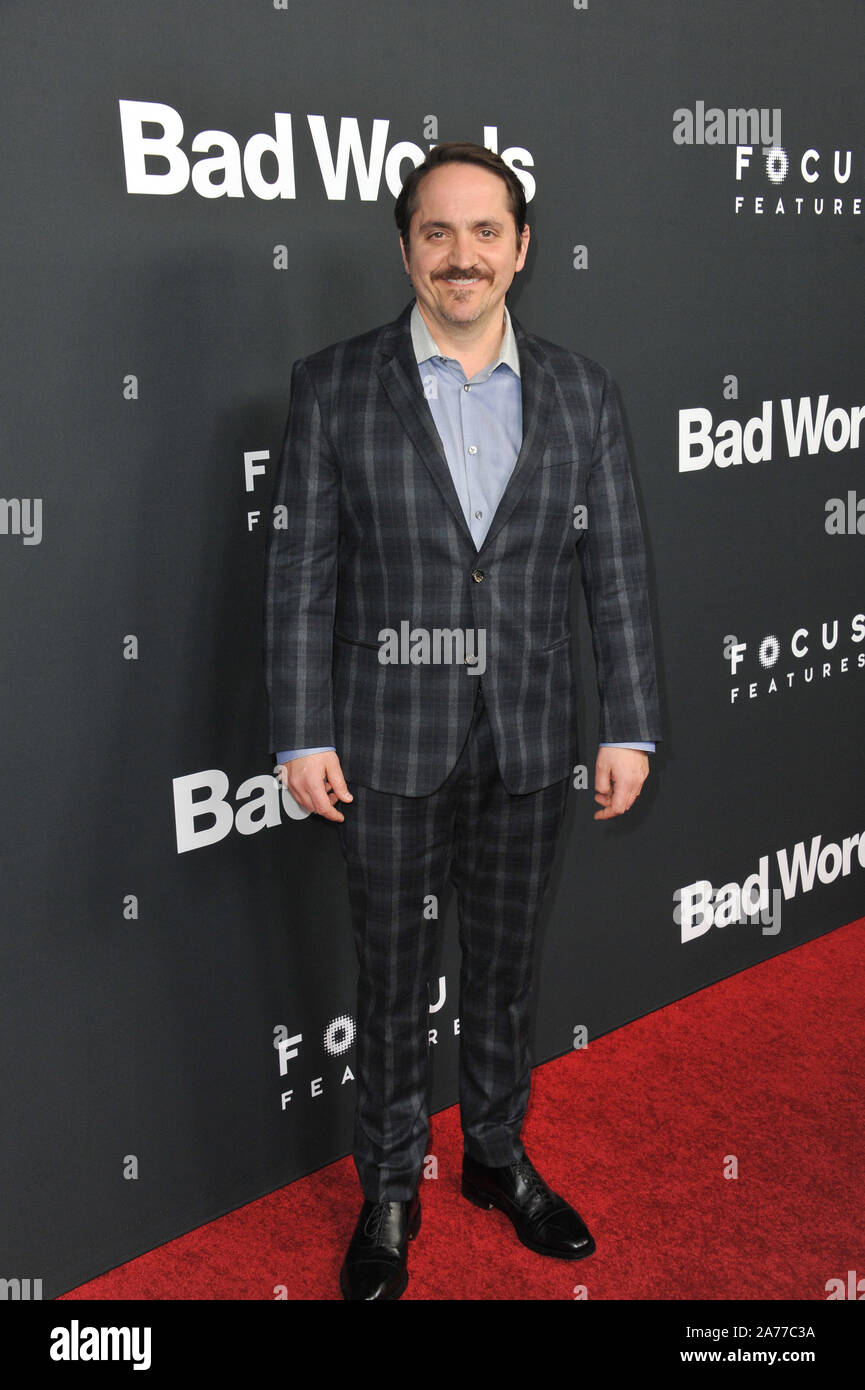 LOS ANGELES, CA - MARCH 5, 2014: Ben Falcone at the Los Angeles ...