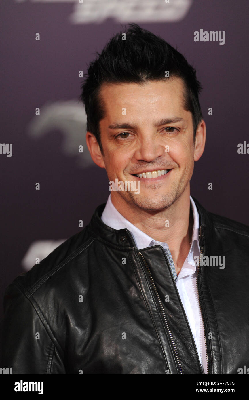 LOS ANGELES, CA - MARCH 6, 2014: Jonathan Del Arco at the U.S. premiere ...