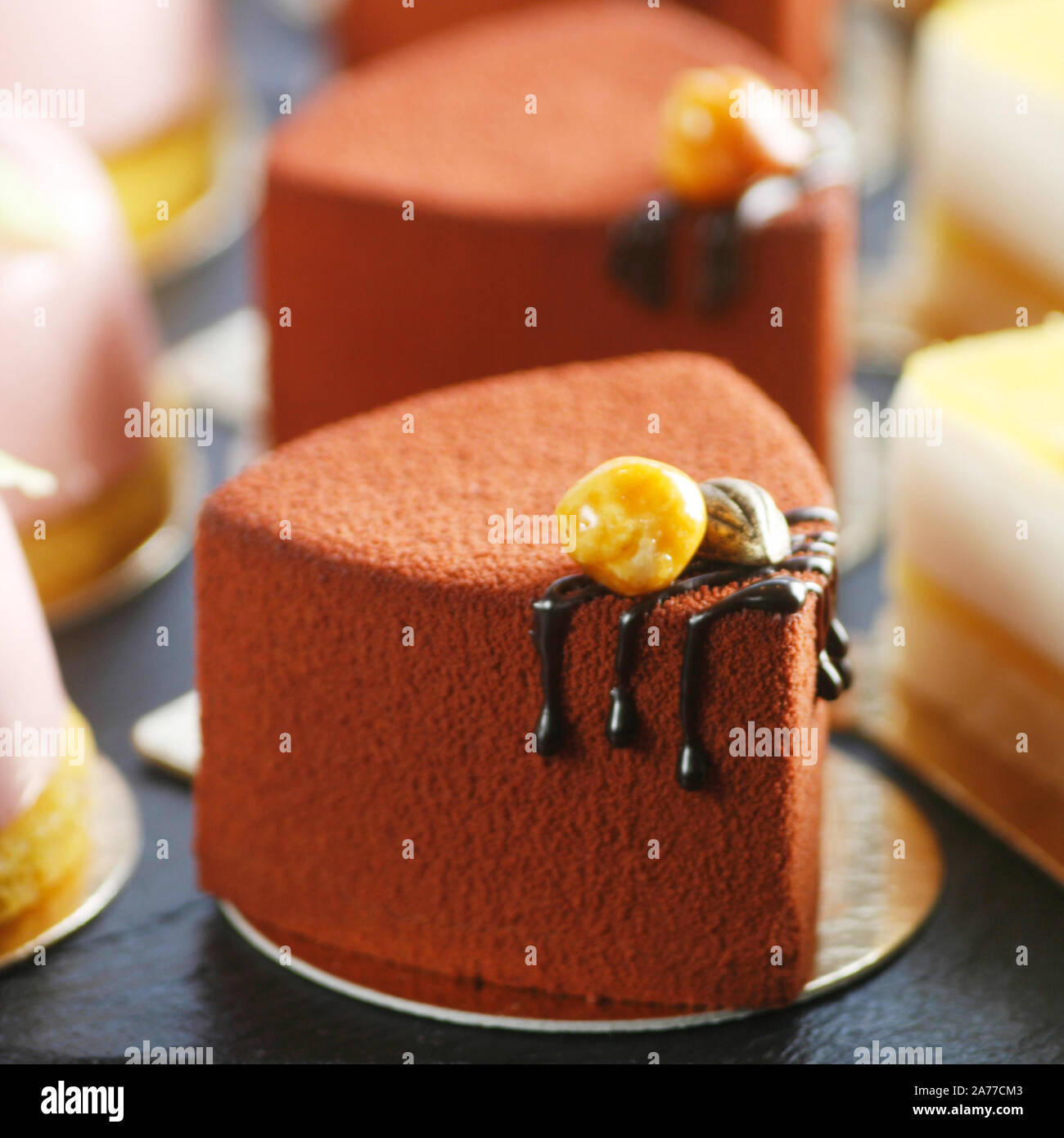 A row of cakes hi-res stock photography and images - Alamy