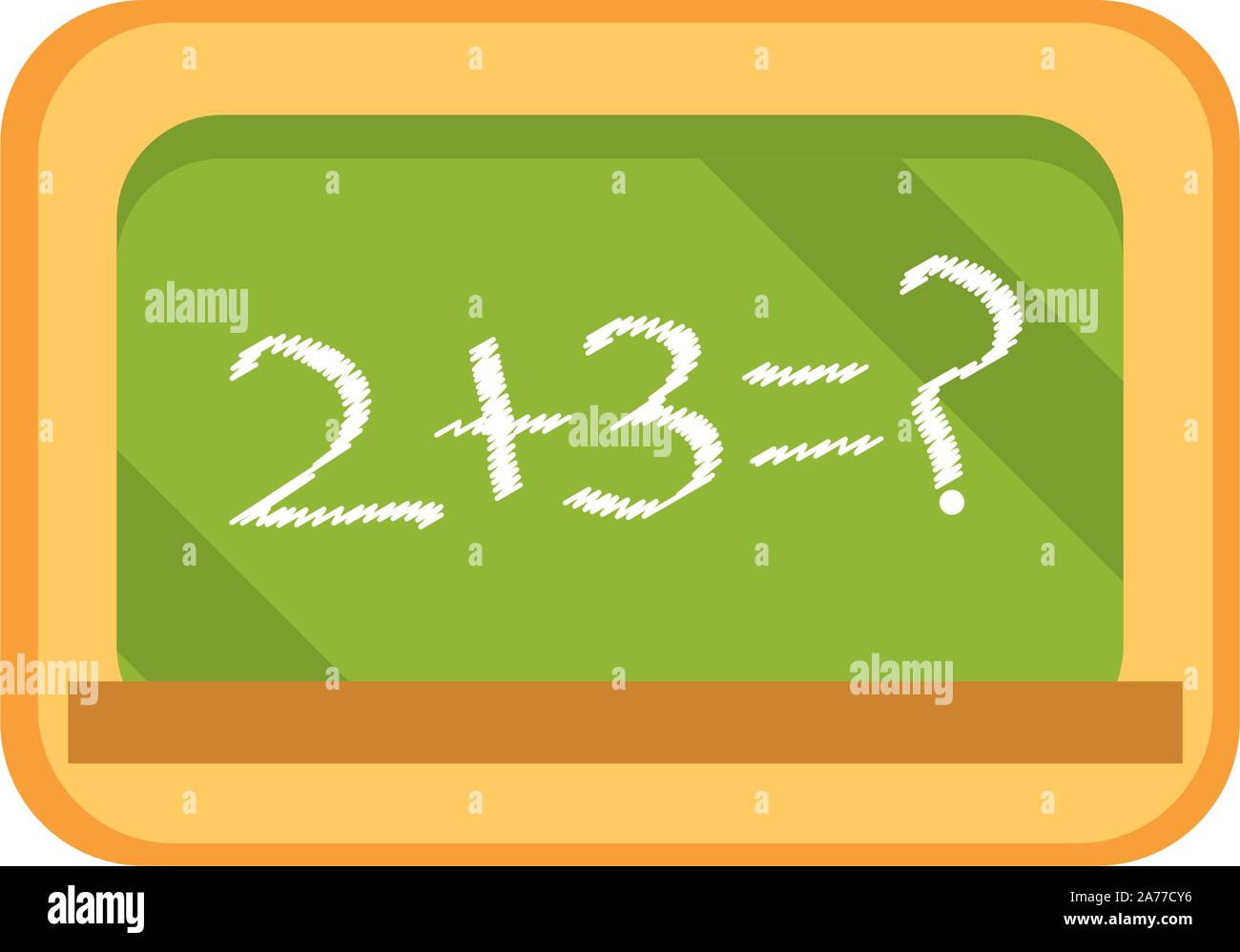 board with math task school and education icon vector illustration ...