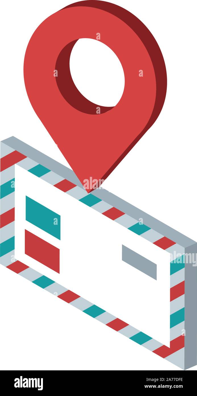 Isometric e mail icon hi-res stock photography and images - Alamy