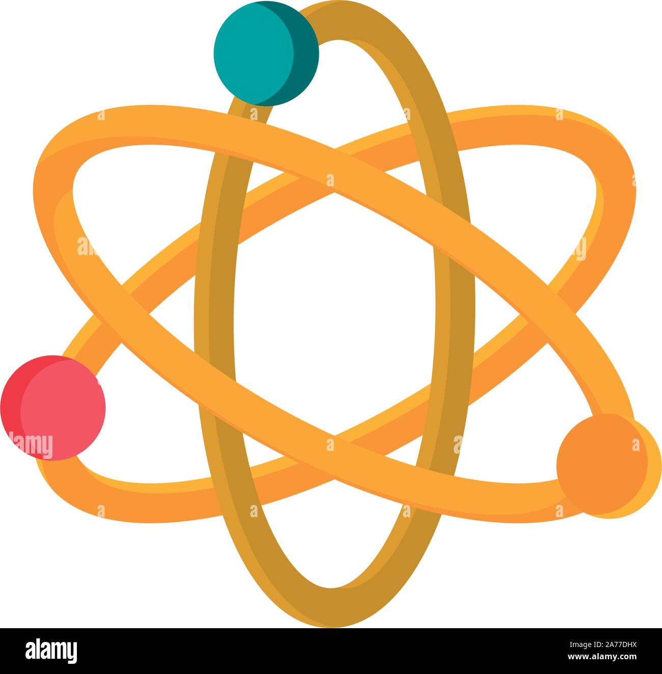 science molecule atom school and education icon vector illustration ...