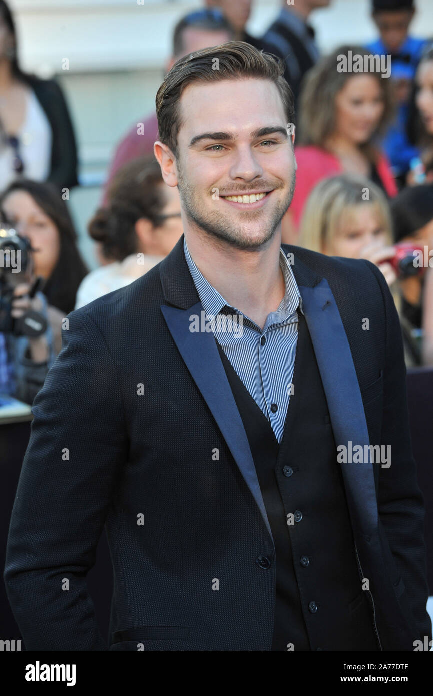 LOS ANGELES, CA - MARCH 18, 2014: Grey Damon at the Los Angeles ...