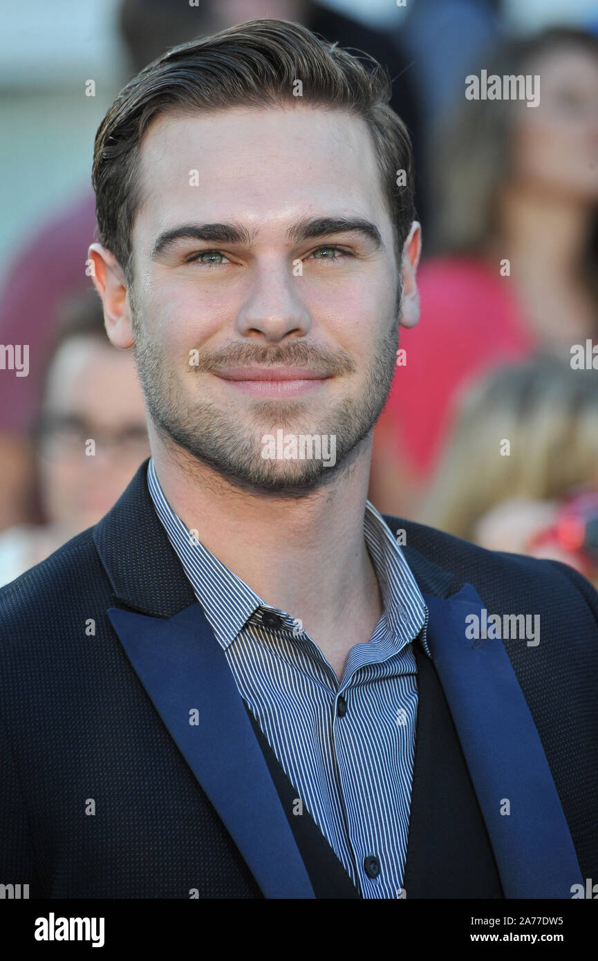 LOS ANGELES, CA - MARCH 18, 2014: Grey Damon at the Los Angeles ...