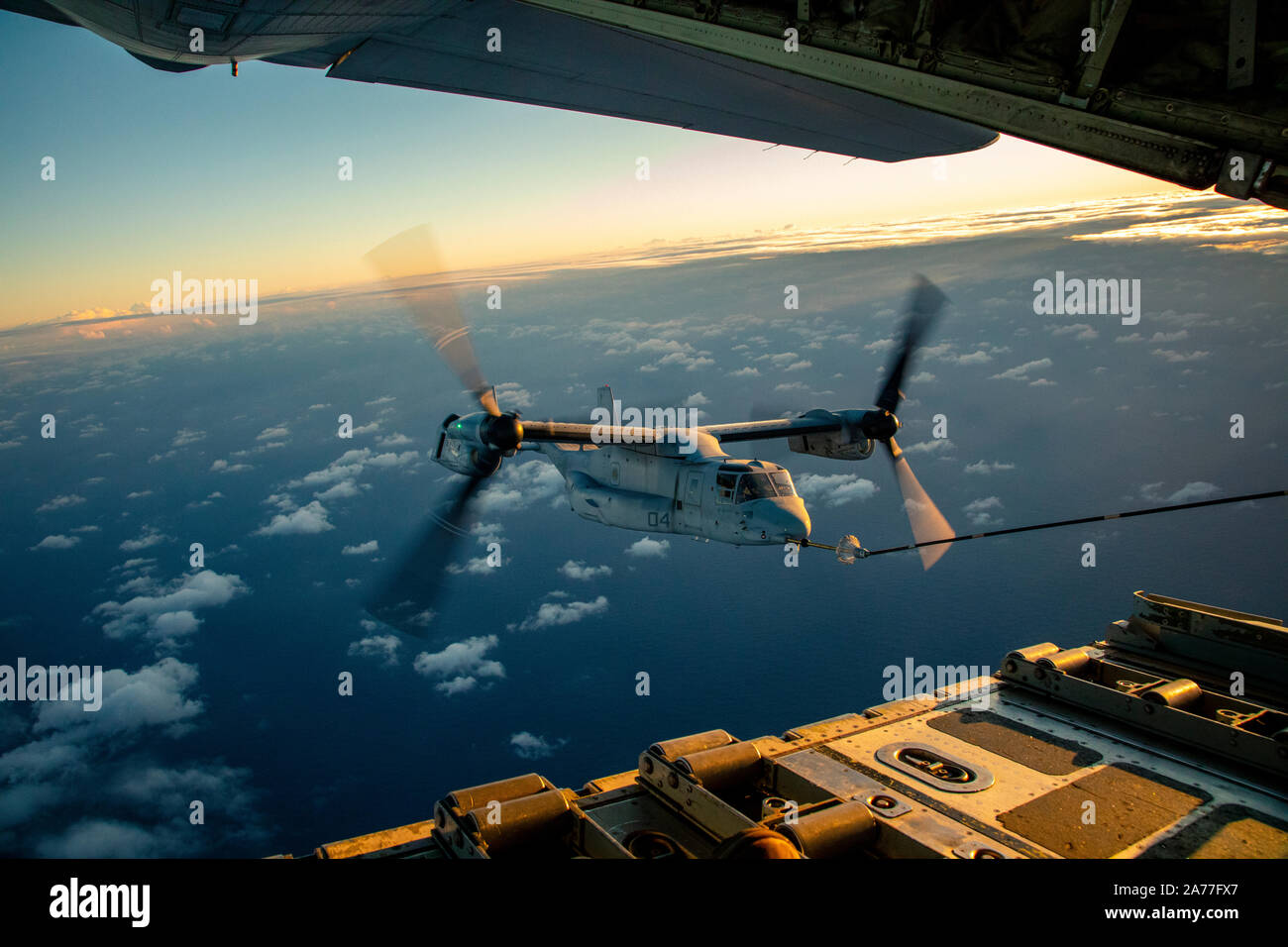 U.S. Marine Corps KC-130J Super Hercules, assigned to Marine Aerial ...