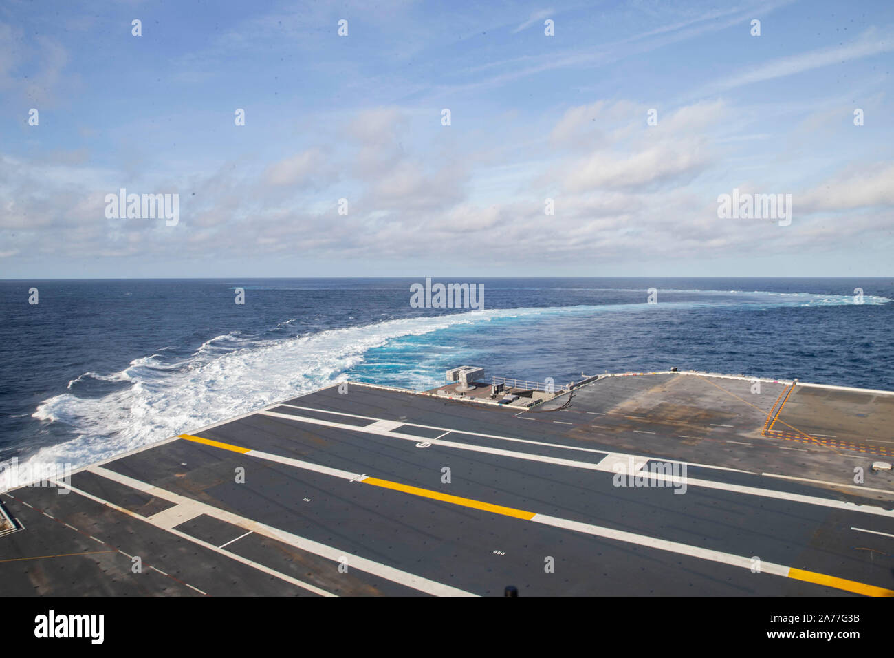 ATLANTIC OCEAN (Oct. 29, 2019) USS Gerald R. Ford (CVN 78) conducts ...