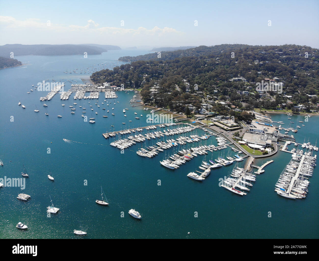 Sydney marina pittwater hi-res stock photography and images - Alamy