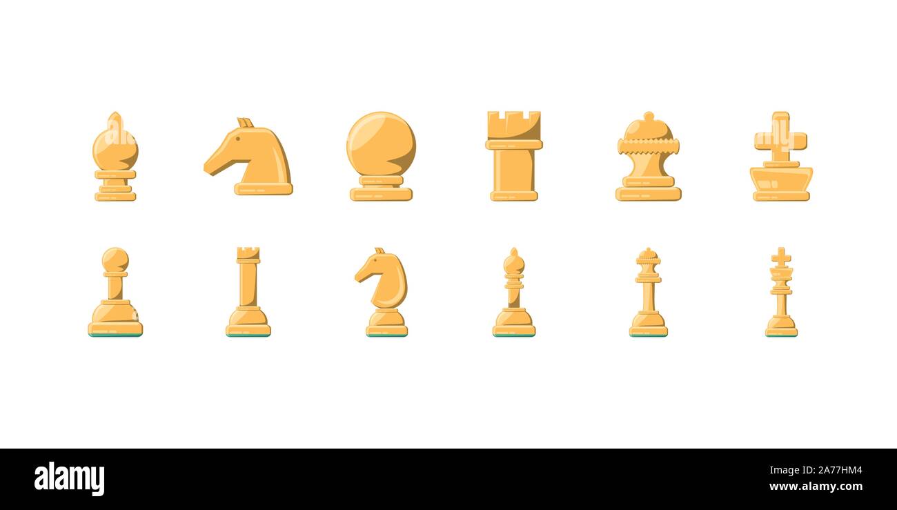 chess icon set pack, High Quality variety symbols Vector illustration ...