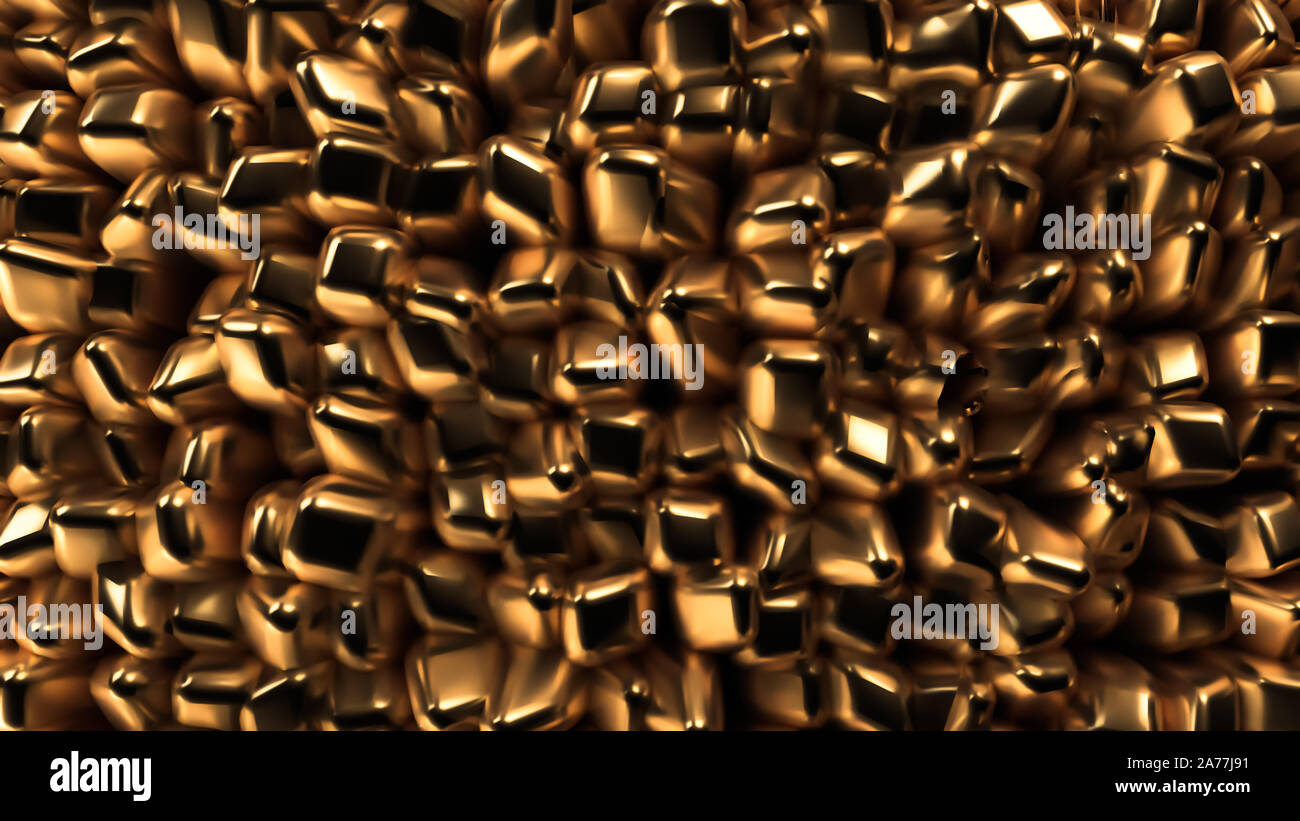 Gold background. 3d rendering 3d illustration Stock Photo - Alamy