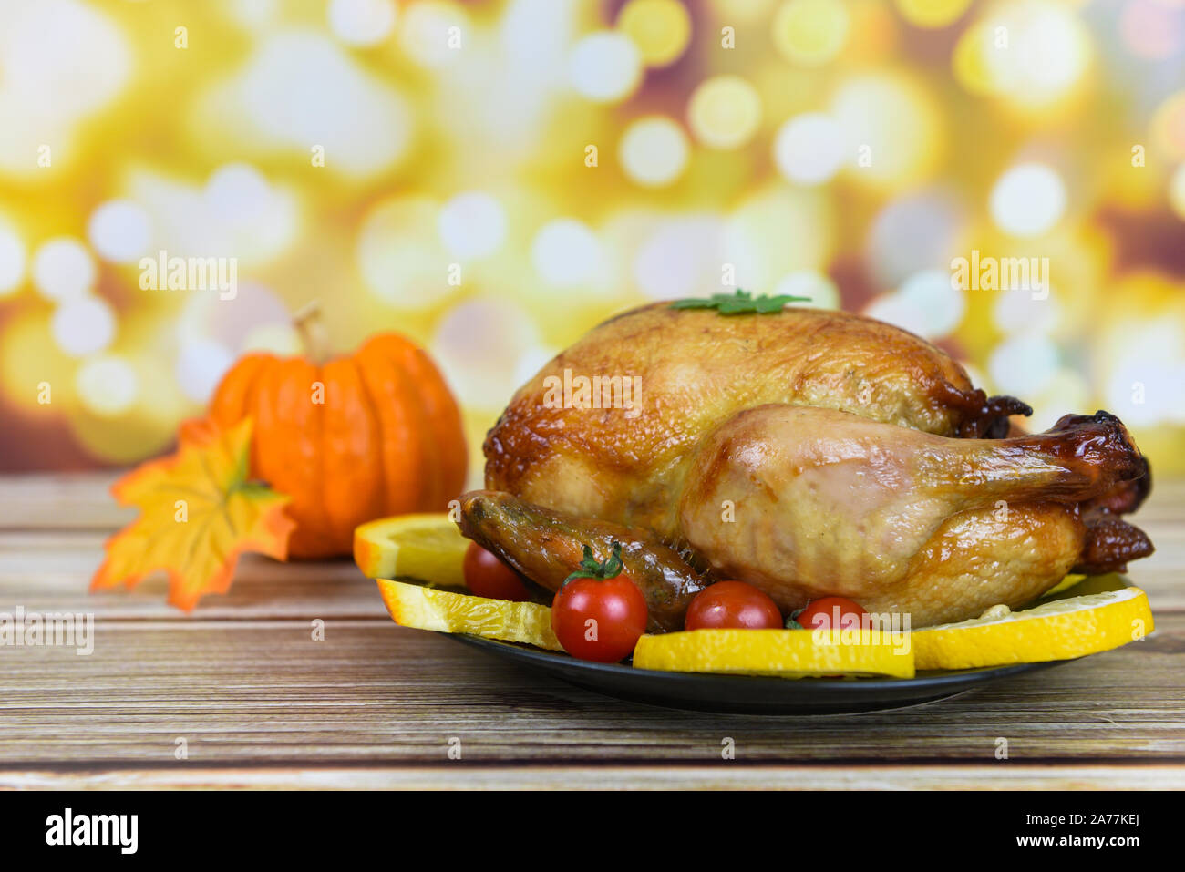 Thanksgiving table Celebration Traditional Setting Food or Christmas ...