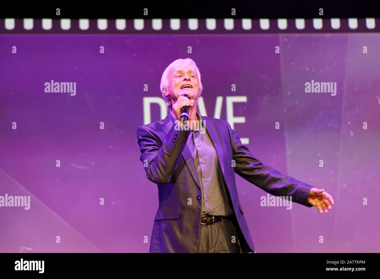 Paris, France. 14th October, 2019.Dave sings at the 15th edition of the ...