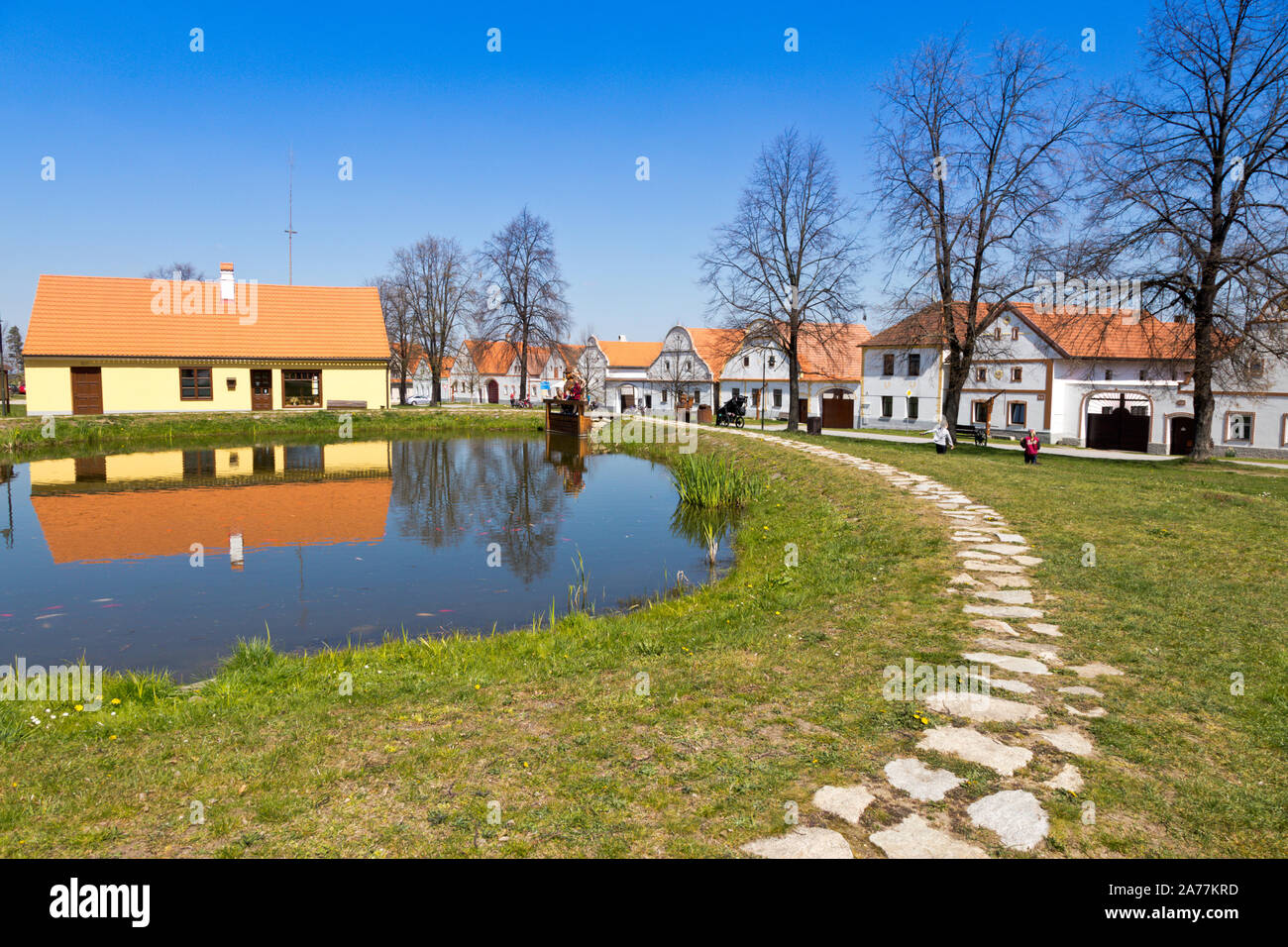 Vesnice Holasovice (UNESCO), selske baroko 19. stol., Jizni Cechy ...