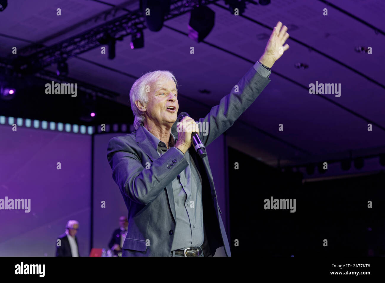 Paris, France. 14th October, 2019.Dave sings at the 15th edition of the ...
