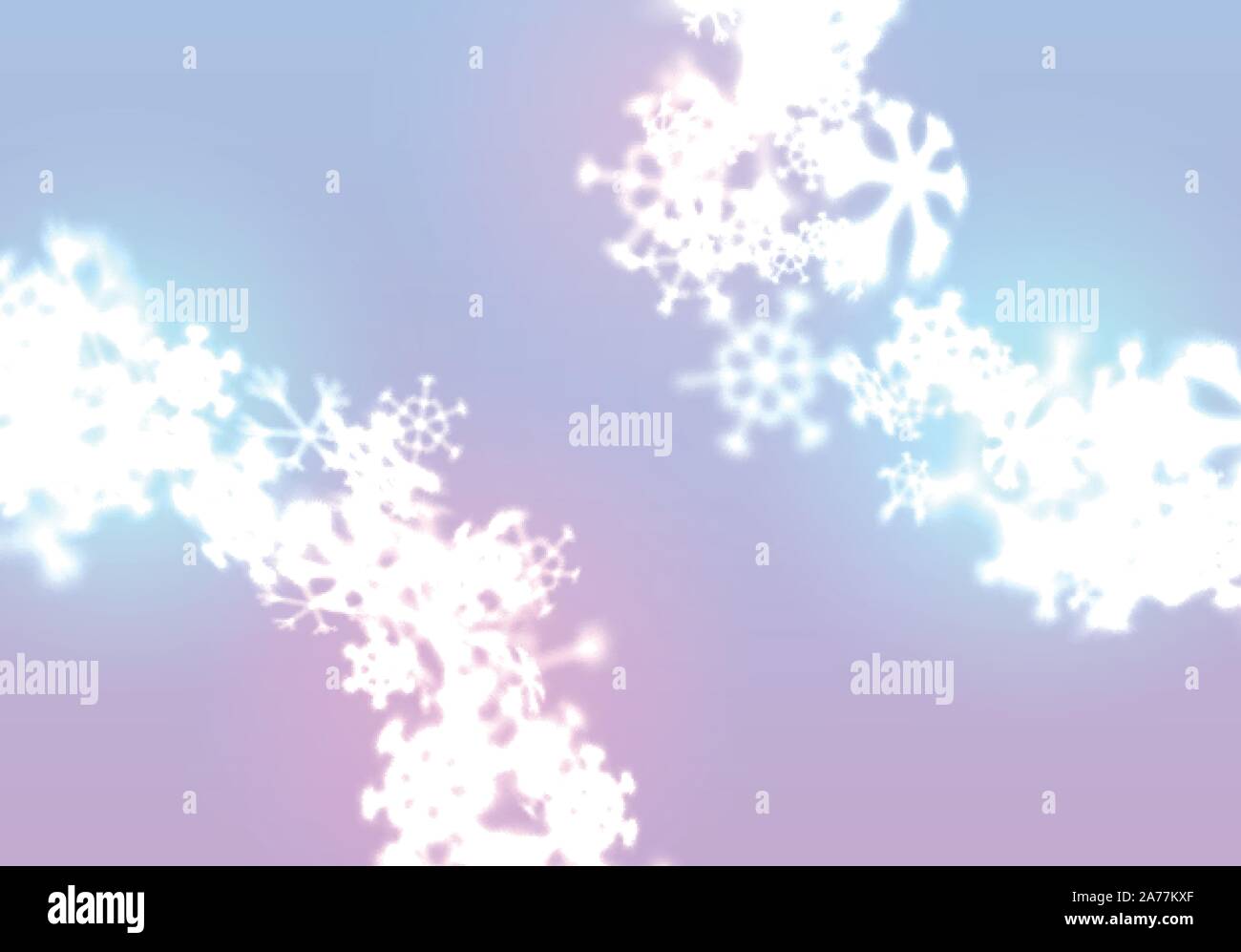 Christmas snowflakes background with falling and swirling snow Stock ...