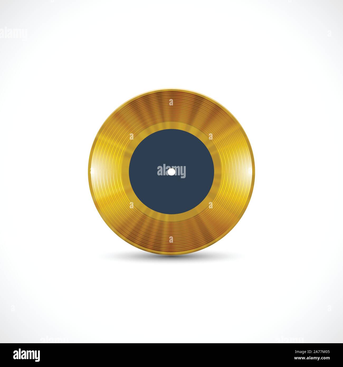 Gold record Stock Vector Images - Alamy