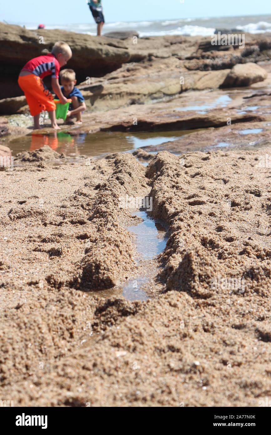 Trench on beach hi-res stock photography and images - Alamy