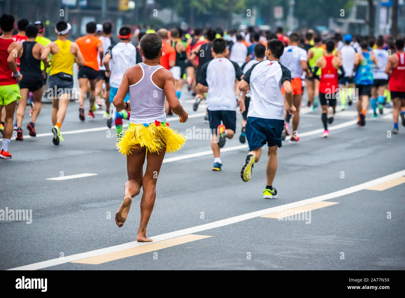 Chengdu, Sichuan province, China - Oct 27, 2019 : Young athletes at the ...