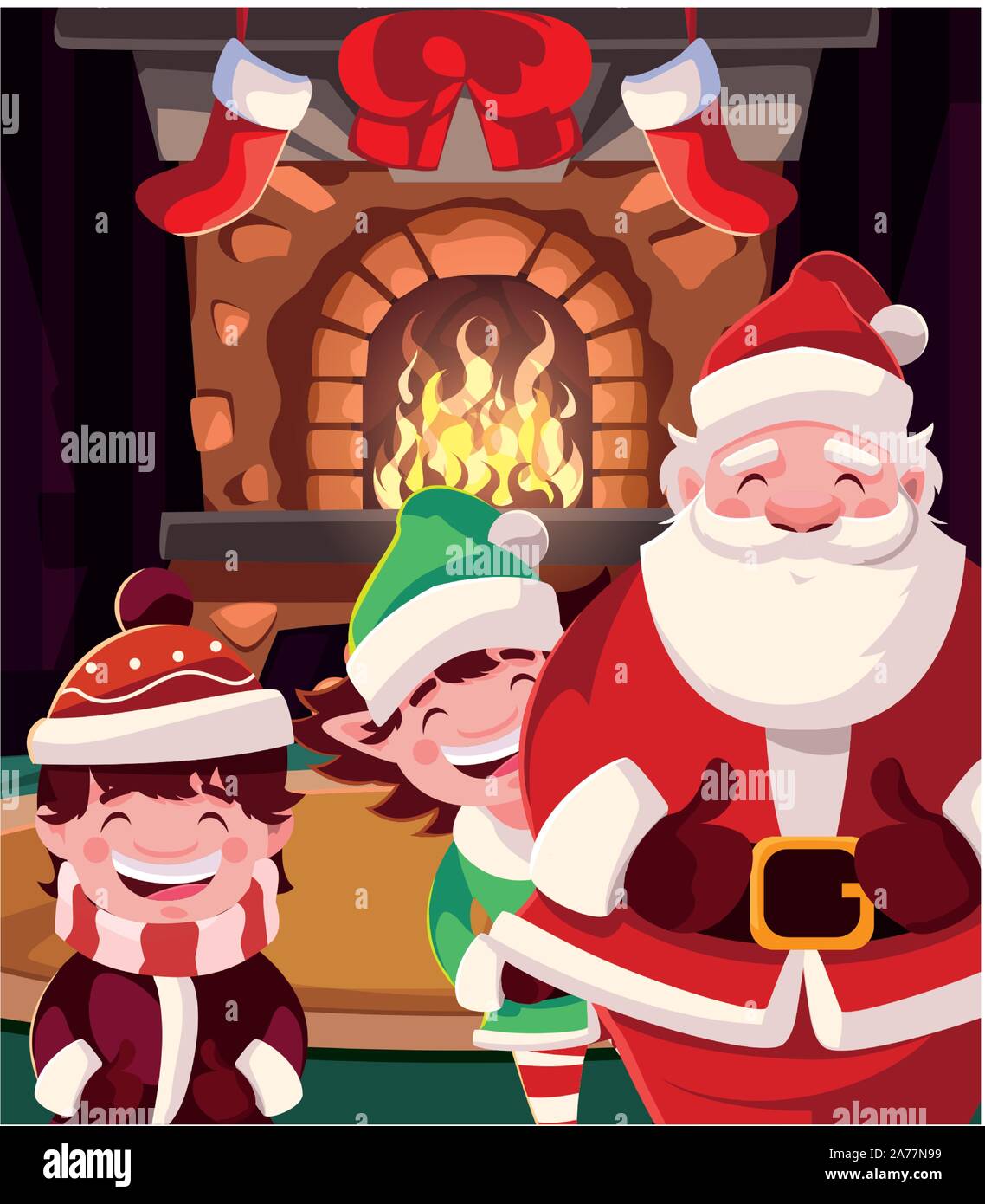 Cartoons design, Merry christmas season decoration card invitation ...