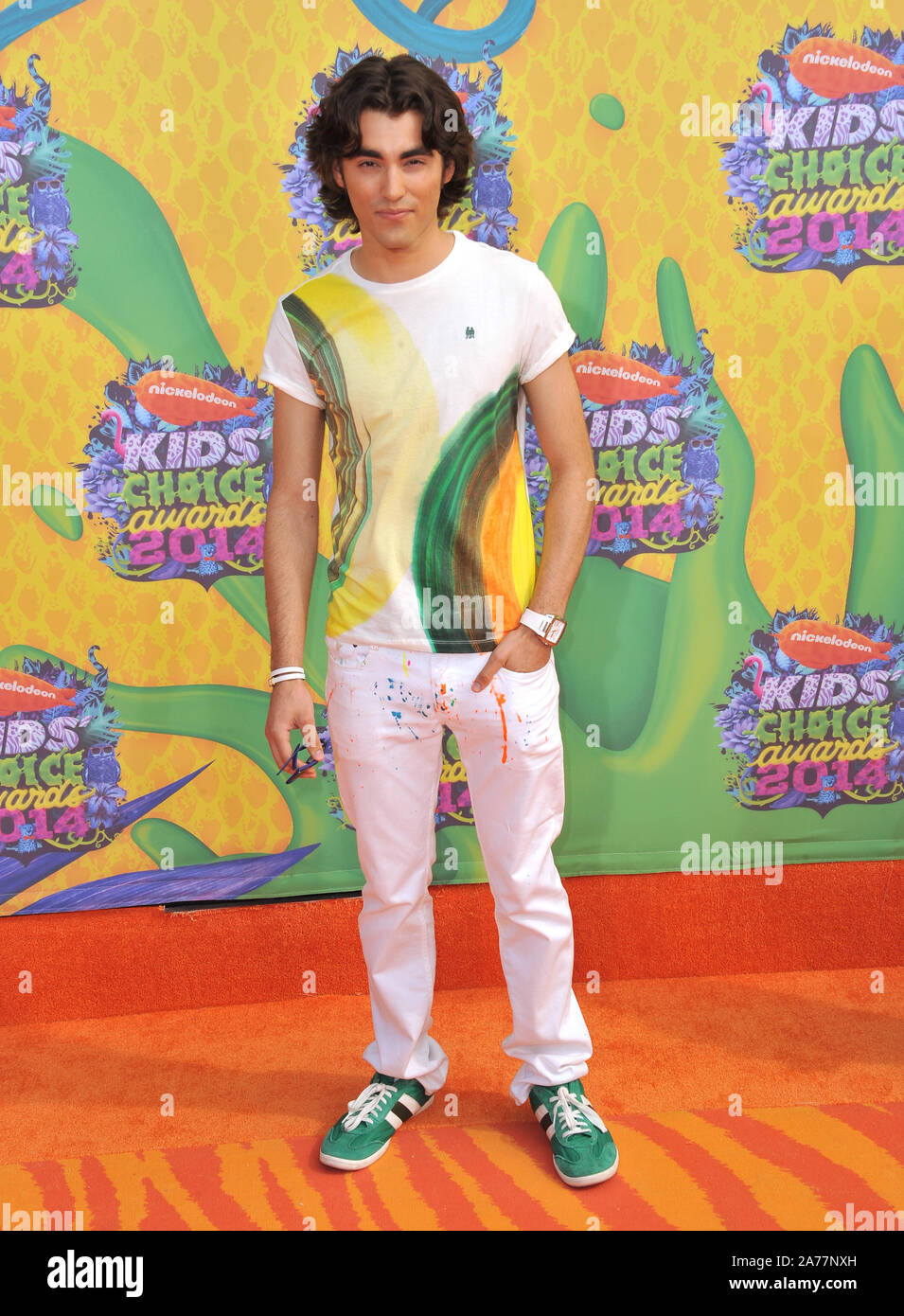 LOS ANGELES, CA - MARCH 29, 2014: Blake Michael at Nickelodeon's 27th ...
