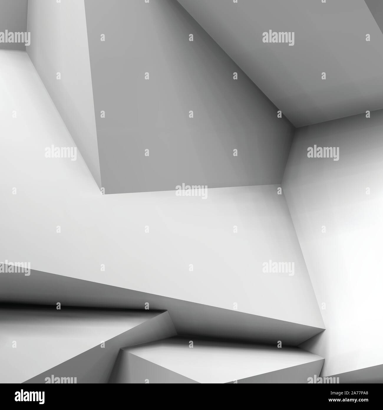 Abstract geometric background with overlapping cubes Stock Vector Image ...