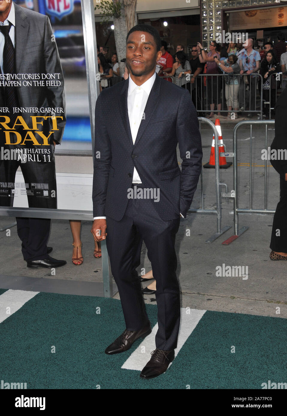 LOS ANGELES, CA - APRIL 7, 2014: Chadwick Boseman at the Los Angeles ...