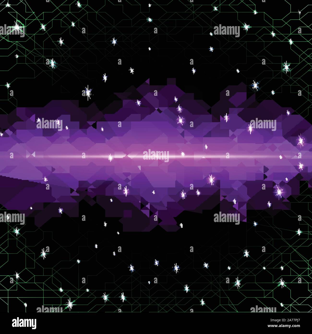 Abstract Background With Technology Cloud Stock Vector Image Art Alamy