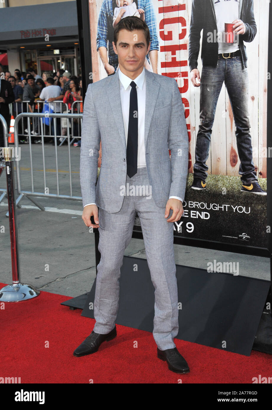 LOS ANGELES, CA - APRIL 28, 2014: Dave Franco at the world premiere of ...