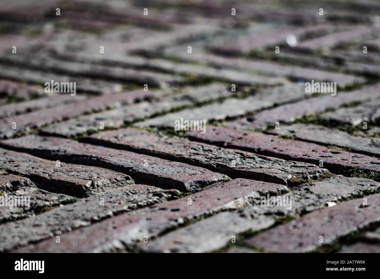 Cobble stone ground pattern Stock Photo - Alamy
