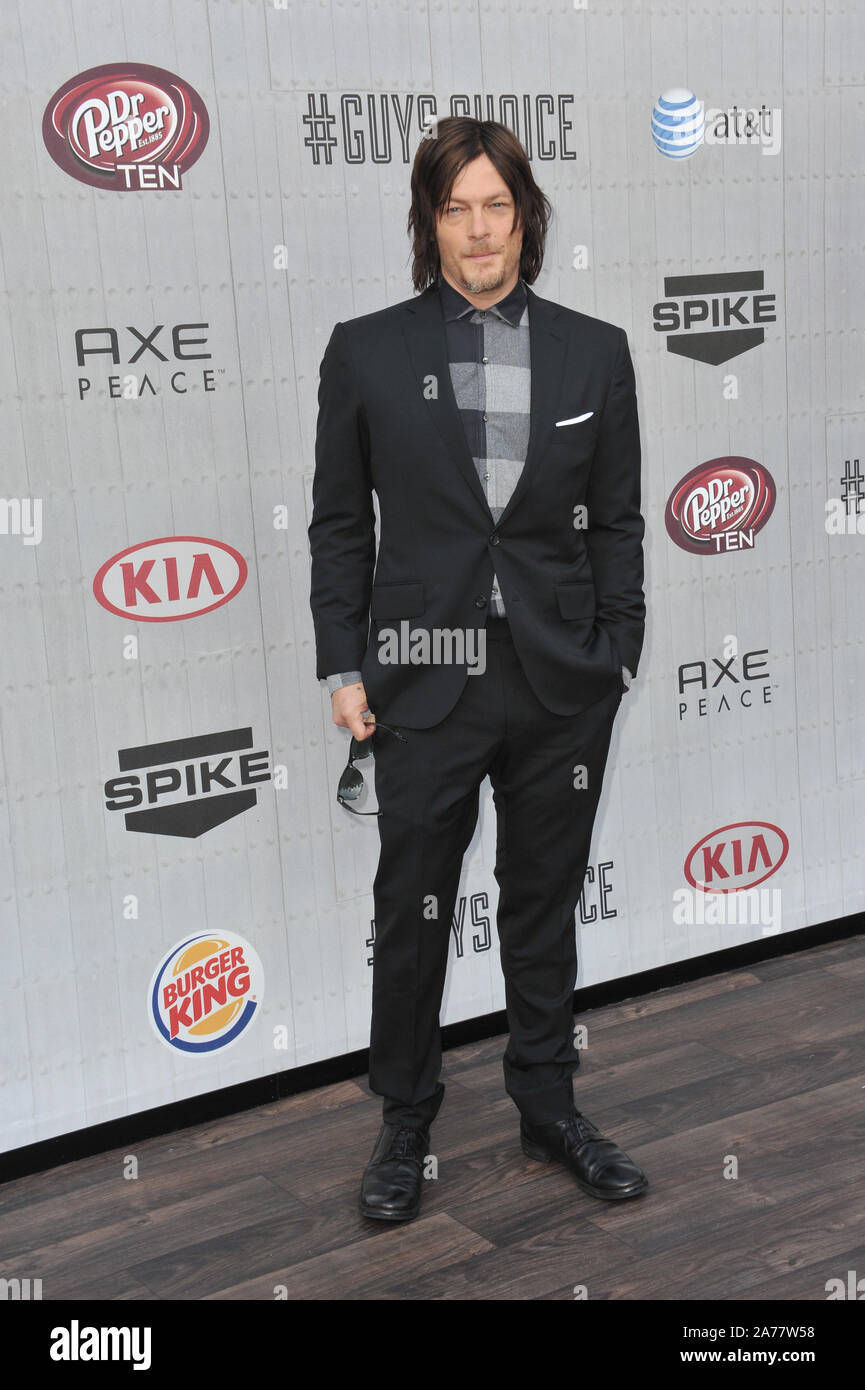 LOS ANGELES, CA - JUNE 7, 2014: Norman Reedus at Spike TV's 2014 Guys ...