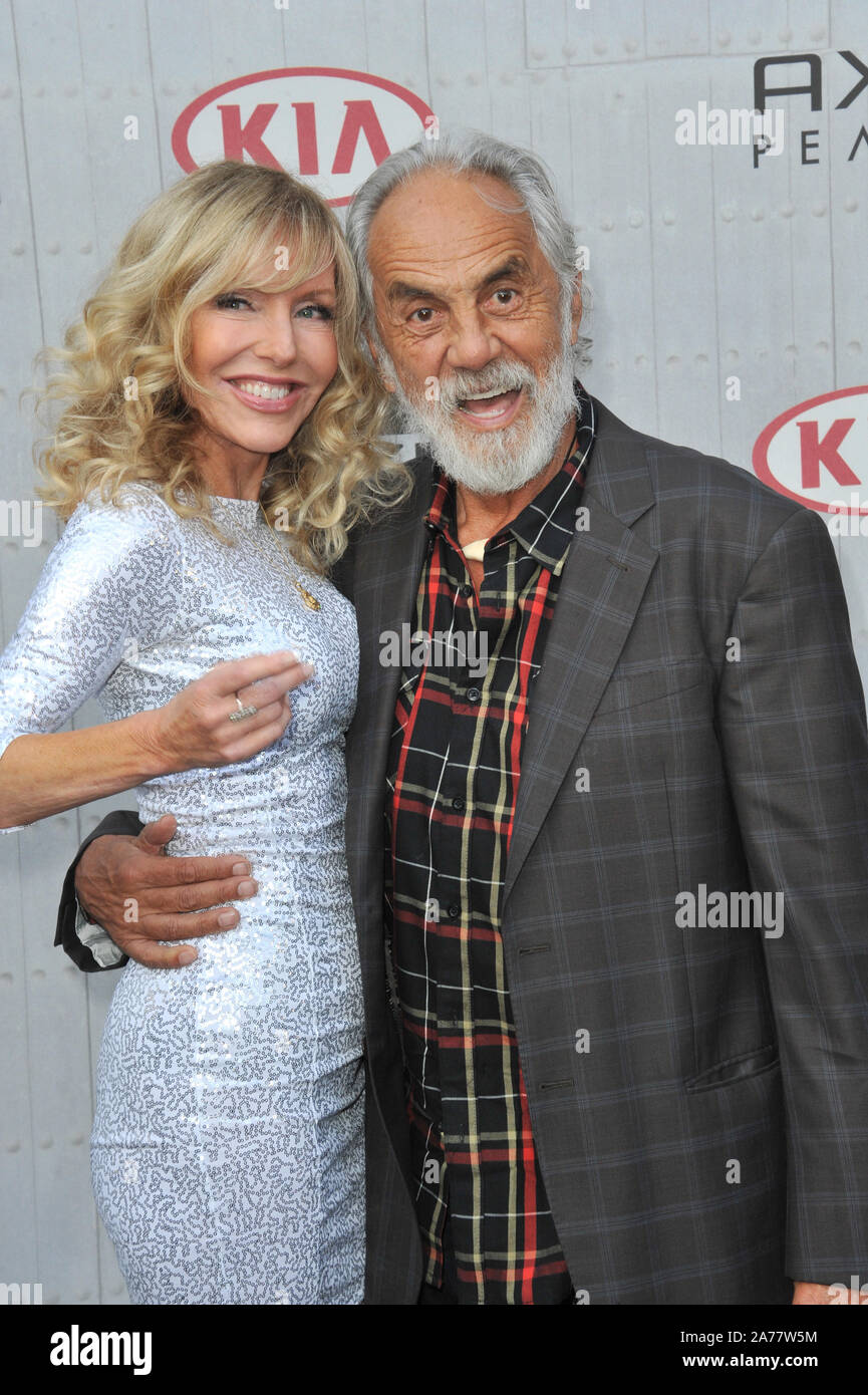 LOS ANGELES, CA - JUNE 7, 2014: Tommy Chong & Shelby Chong at Spike TV ...