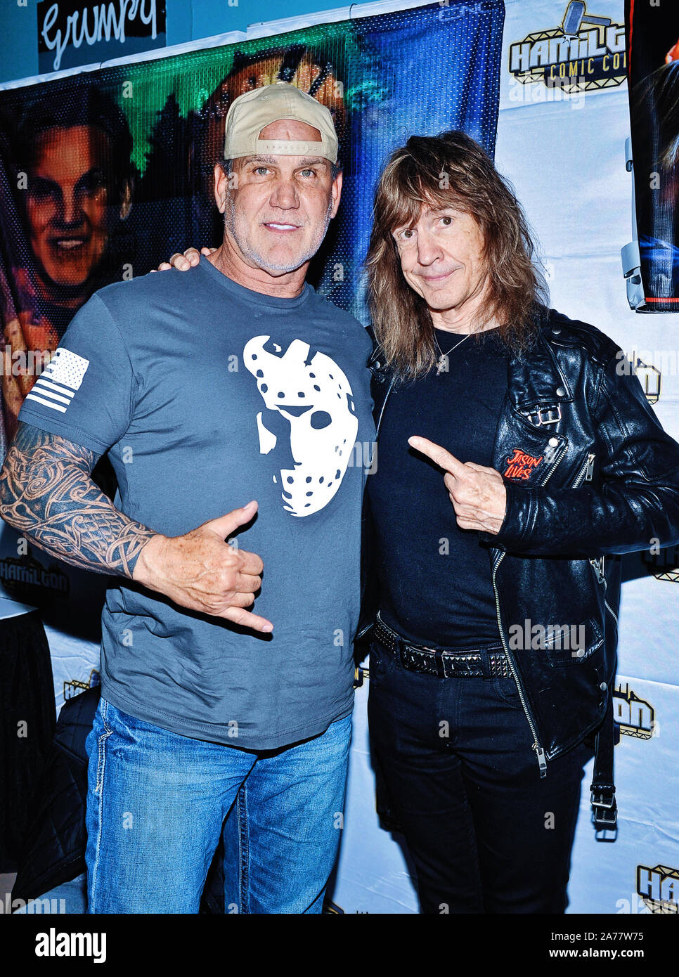 Hamilton, Ontario, Canada. 19th Oct, 2019. Actor C.J. Graham and ...