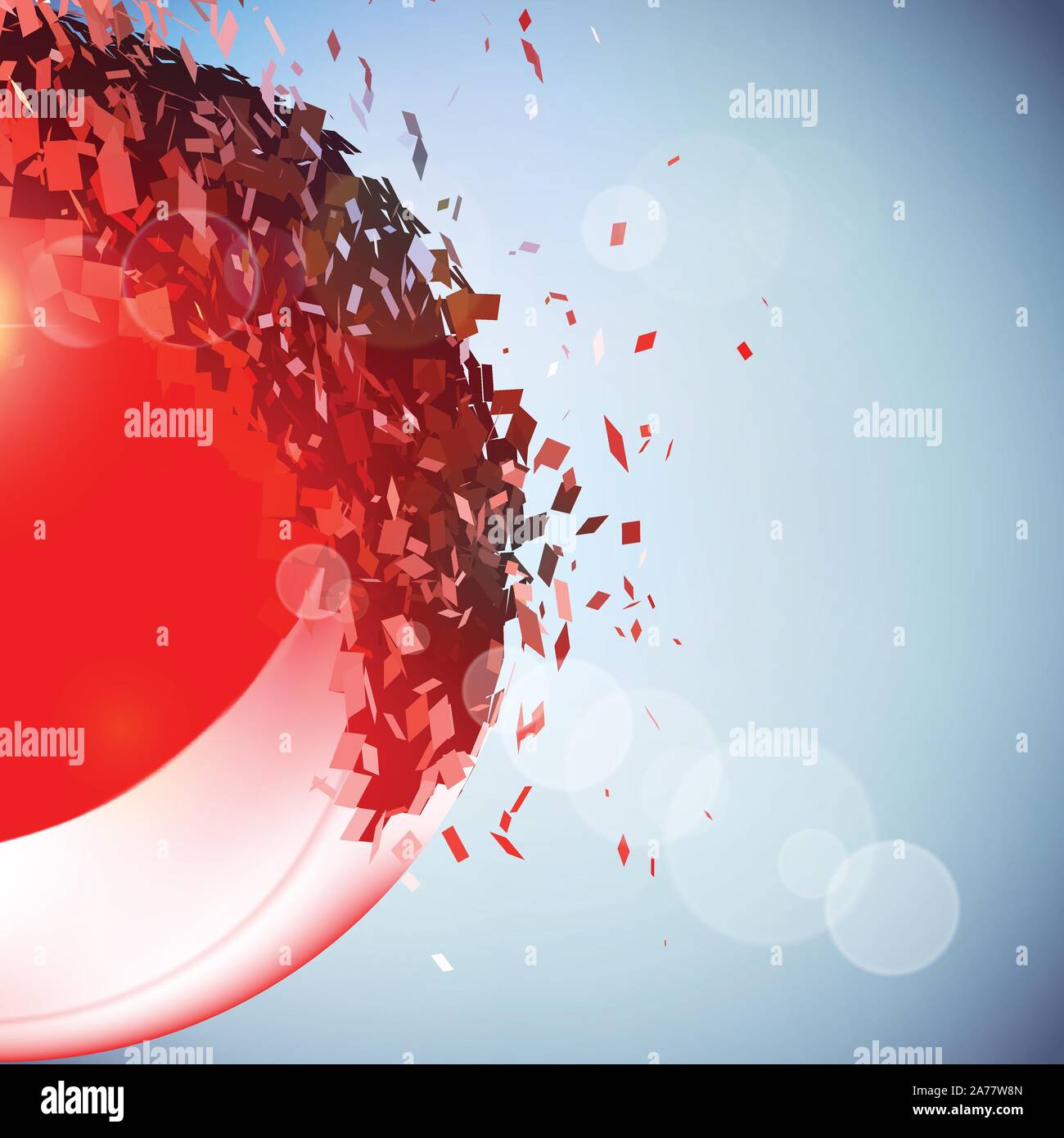 Exploded ball Stock Vector Images - Alamy