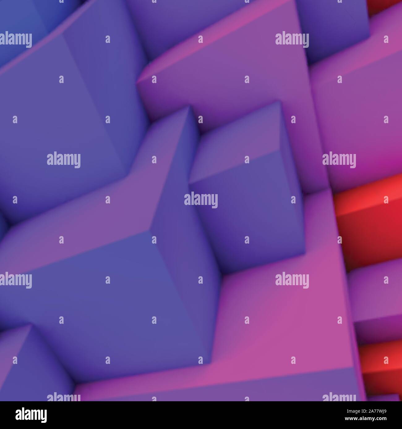 Overlapping red and blue card Stock Vector Images - Alamy