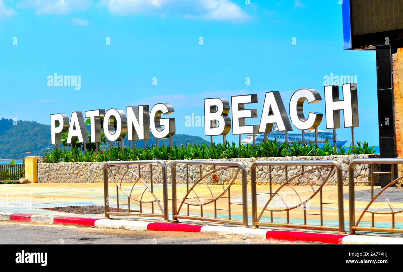 Phuket beach sign hi-res stock photography and images - Alamy
