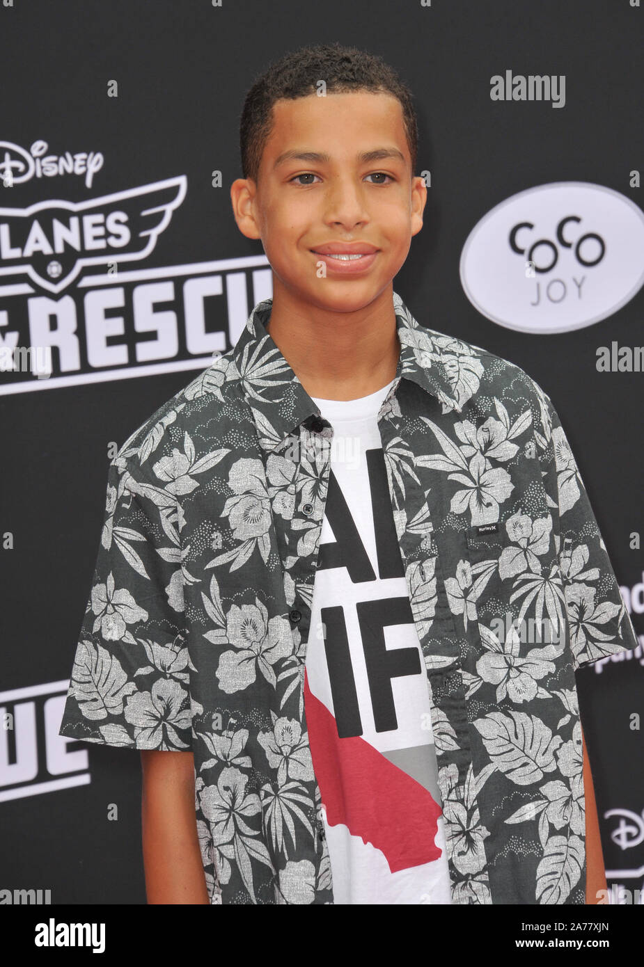 LOS ANGELES, CA - JULY 15, 2014: Marcus Scribner at the world premiere ...